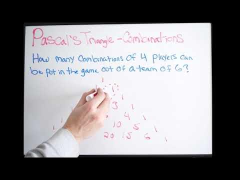 Pascal's Triangle Combination Problem - Example 1 - YouTube