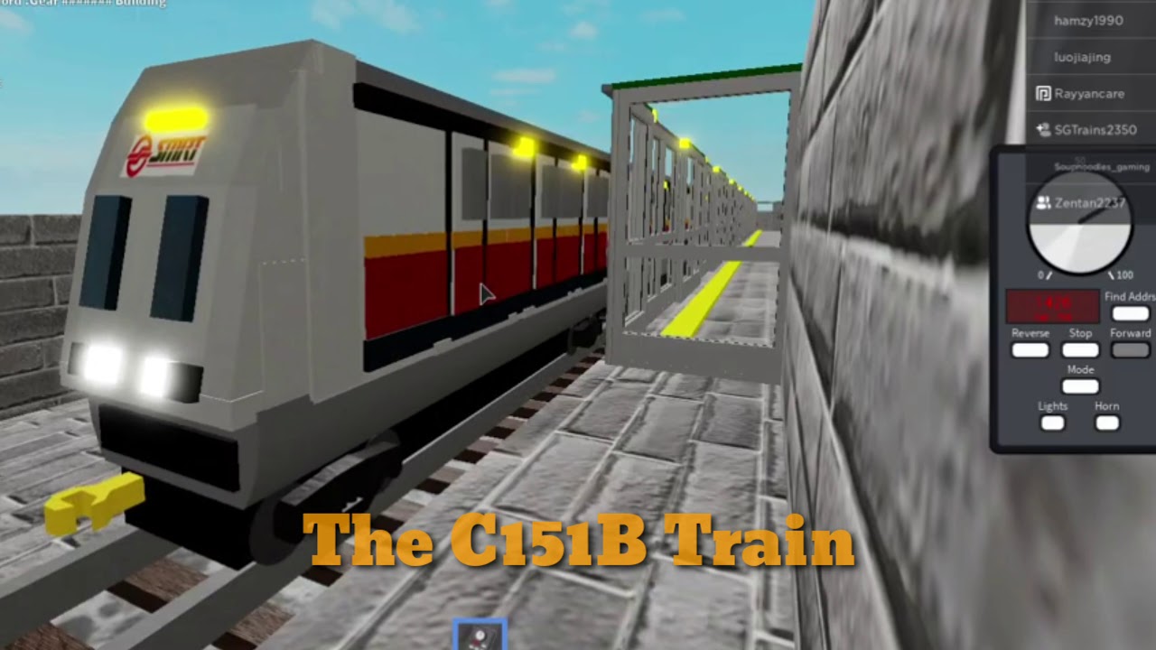 [Roblox] Singapore NSL & EWL Ro Scale Railway Trailer 3 (C151B Train ...