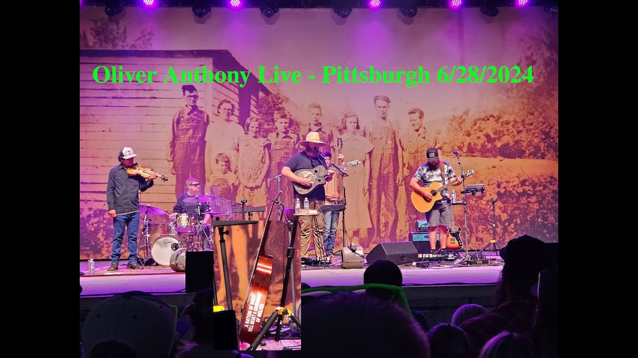 Oliver Anthony Live - Rich Men North of Richmond - Pittsburgh 6/28/2024 ...
