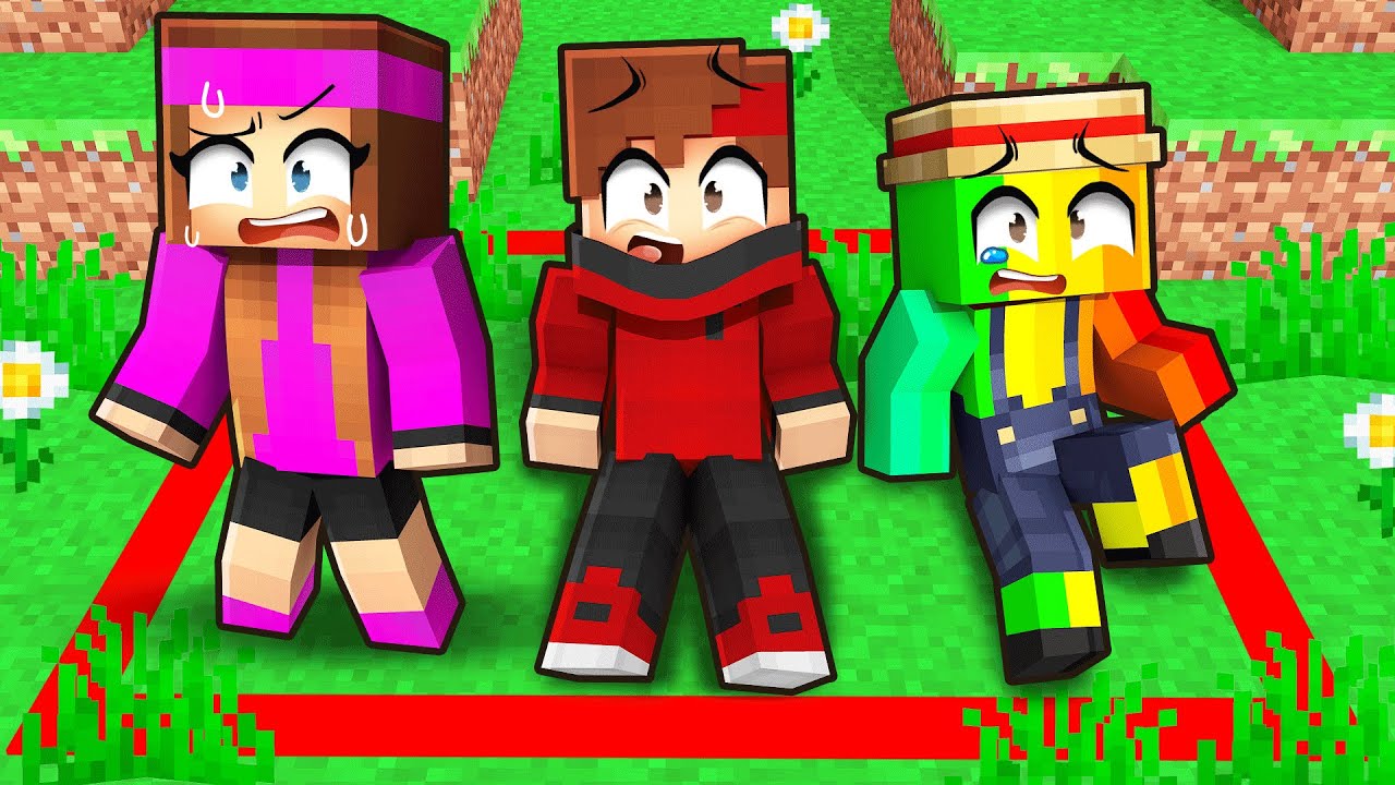 Le dernier à Quitter le CARRÉ gagne 100 000€ sur Minecraft ! - YouTube