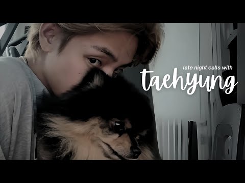 bts week: late night calls with taehyung (pov: petty argument)