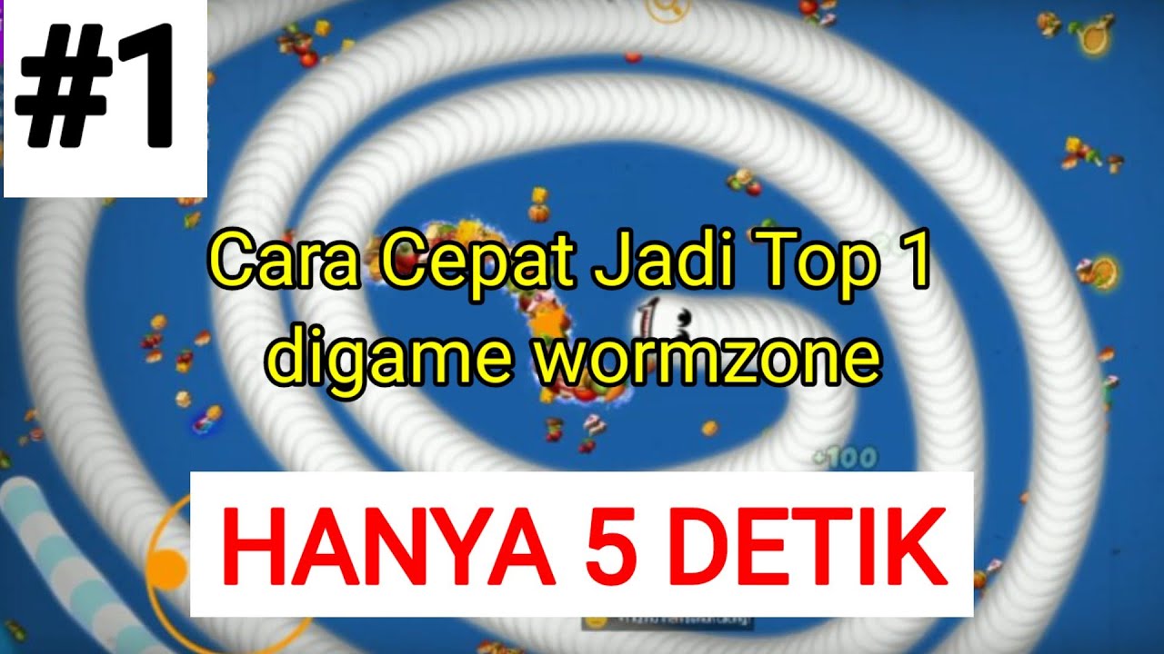 Cara Cepat Jadi Top 1 Digame Wormzone | WORMZONE INDONESIA - YouTube