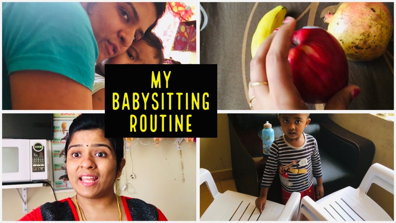 My Kuwait Babysitting Routine in Tamil/How I do My works with kids ...