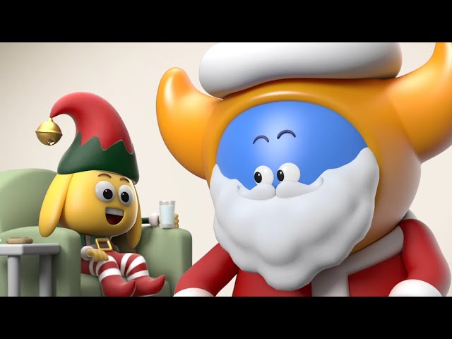 Christmas Cartoons for Kids - Santa Gets a Little Stuck & More Xmas ...