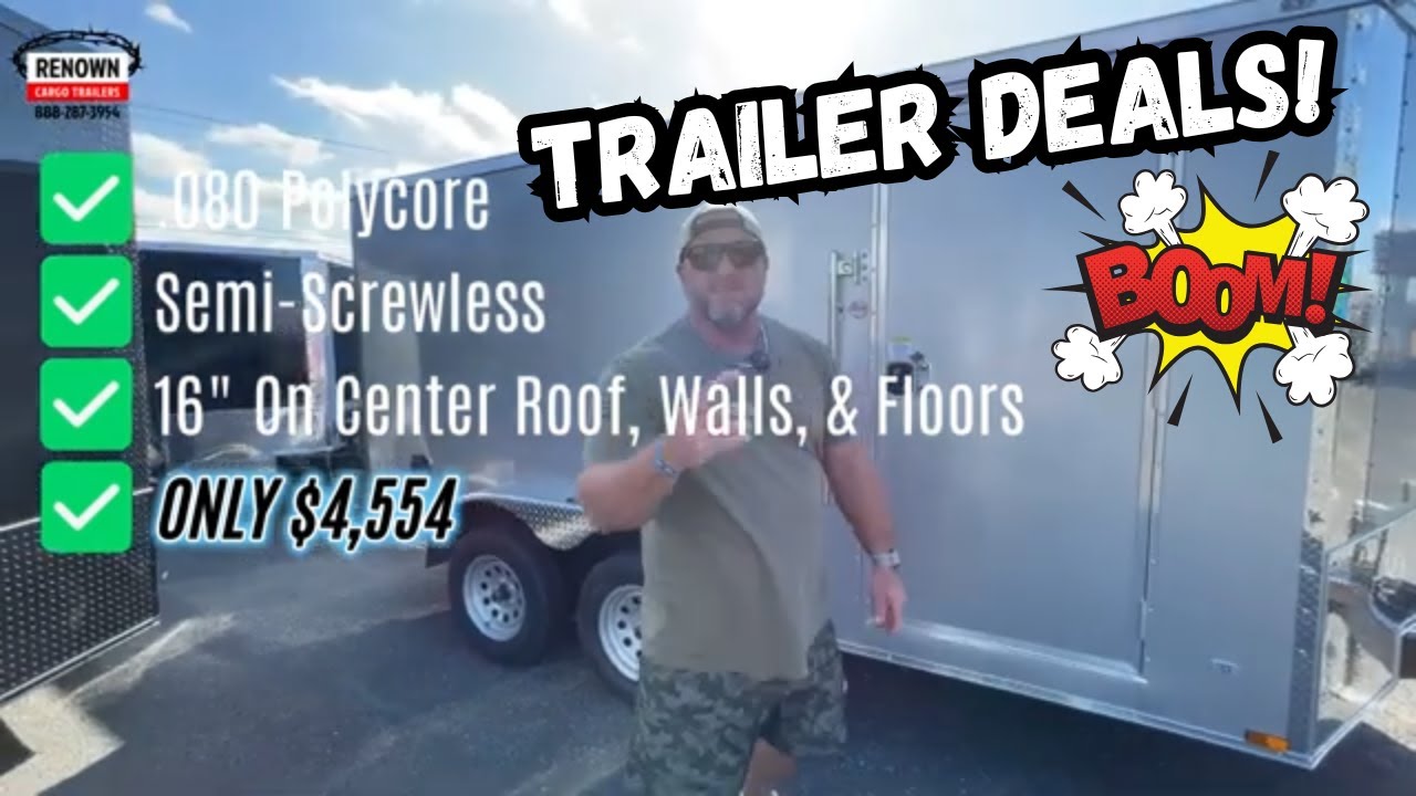 🔥 7x14TA Polycore Enclosed Trailer w/ Upgrades – ONLY $4,554! 🔥 | Built ...