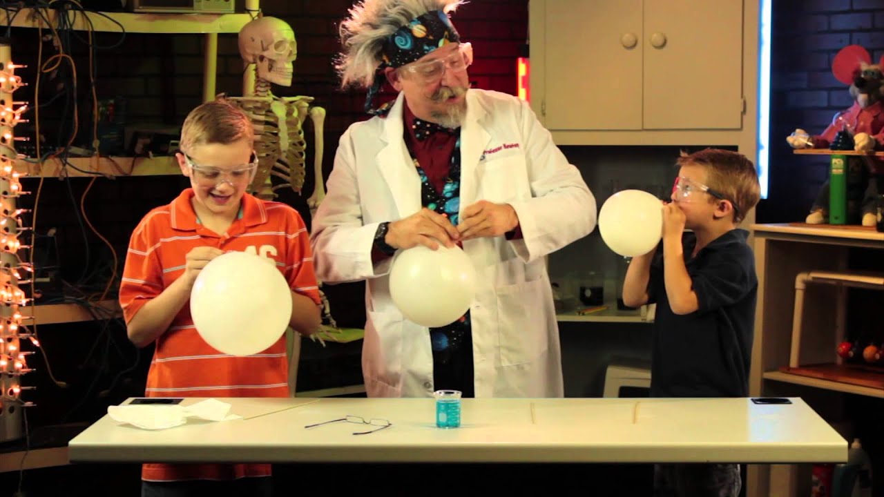Invincible Balloons - Professor Newton's Lab - YouTube