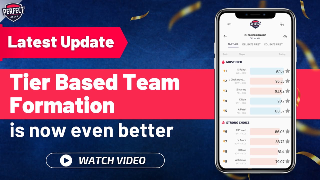 New Update Alert 🚨 Tier-Based Fantasy Team Formation Guide - YouTube