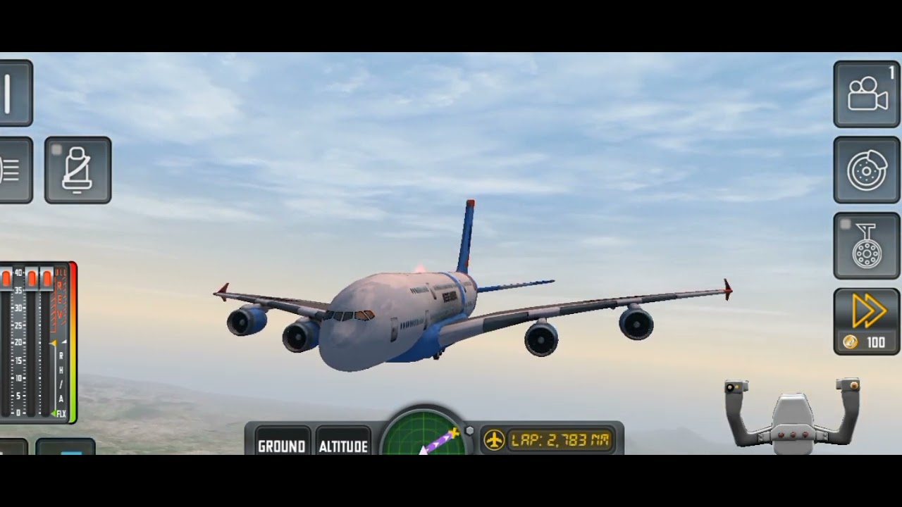 British Airways Airbus flight and landing. Real Flight Simulation ...