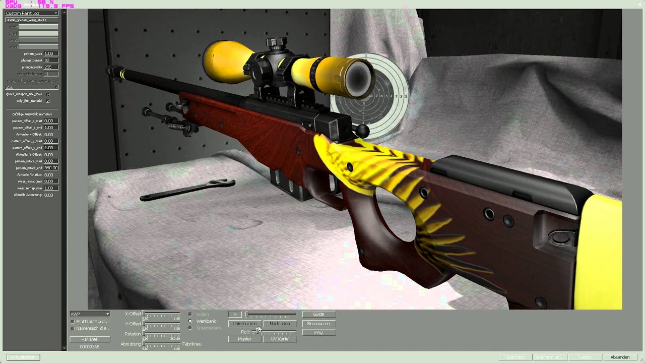 AWP Golden Wings CS:GO - YouTube