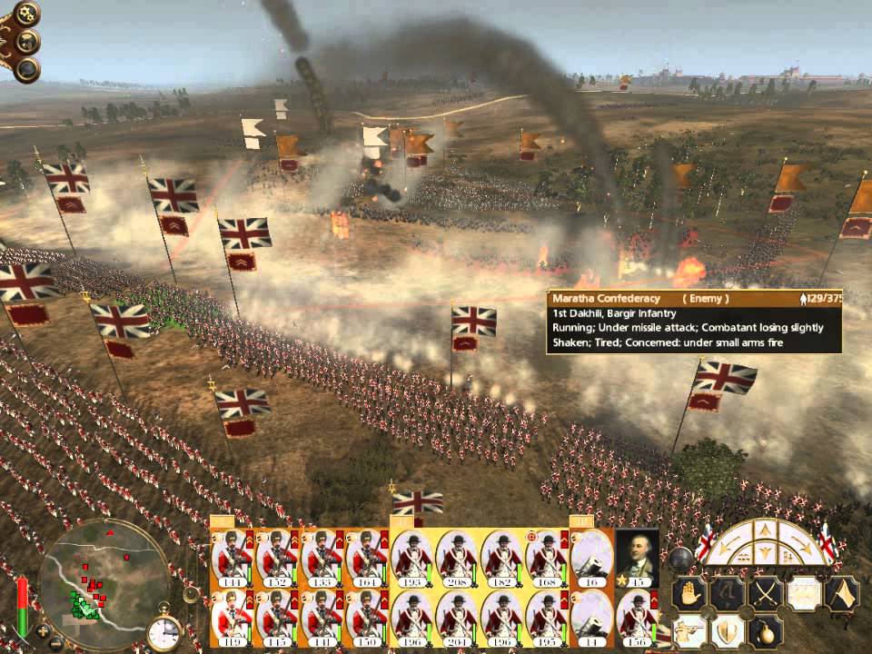 Empire total war British grenadiers - YouTube