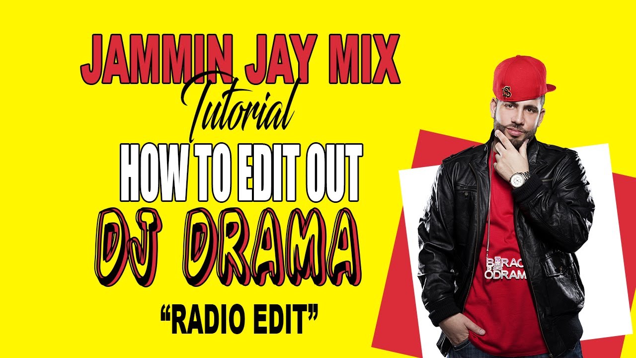 How To Edit Out Dj Drama for Radio (Tutorial) Photoshop - YouTube