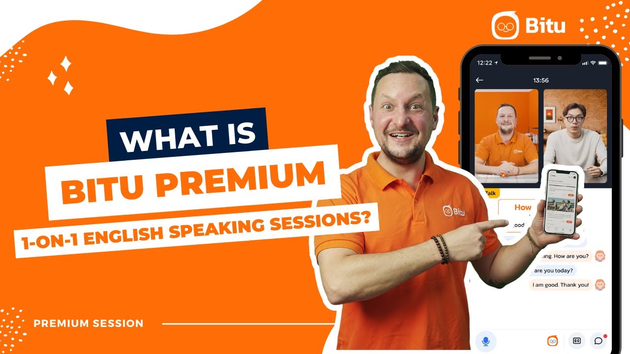 BITU PREMIUM | 1-on-1 English-speaking sessions with qualified teachers - YouTube