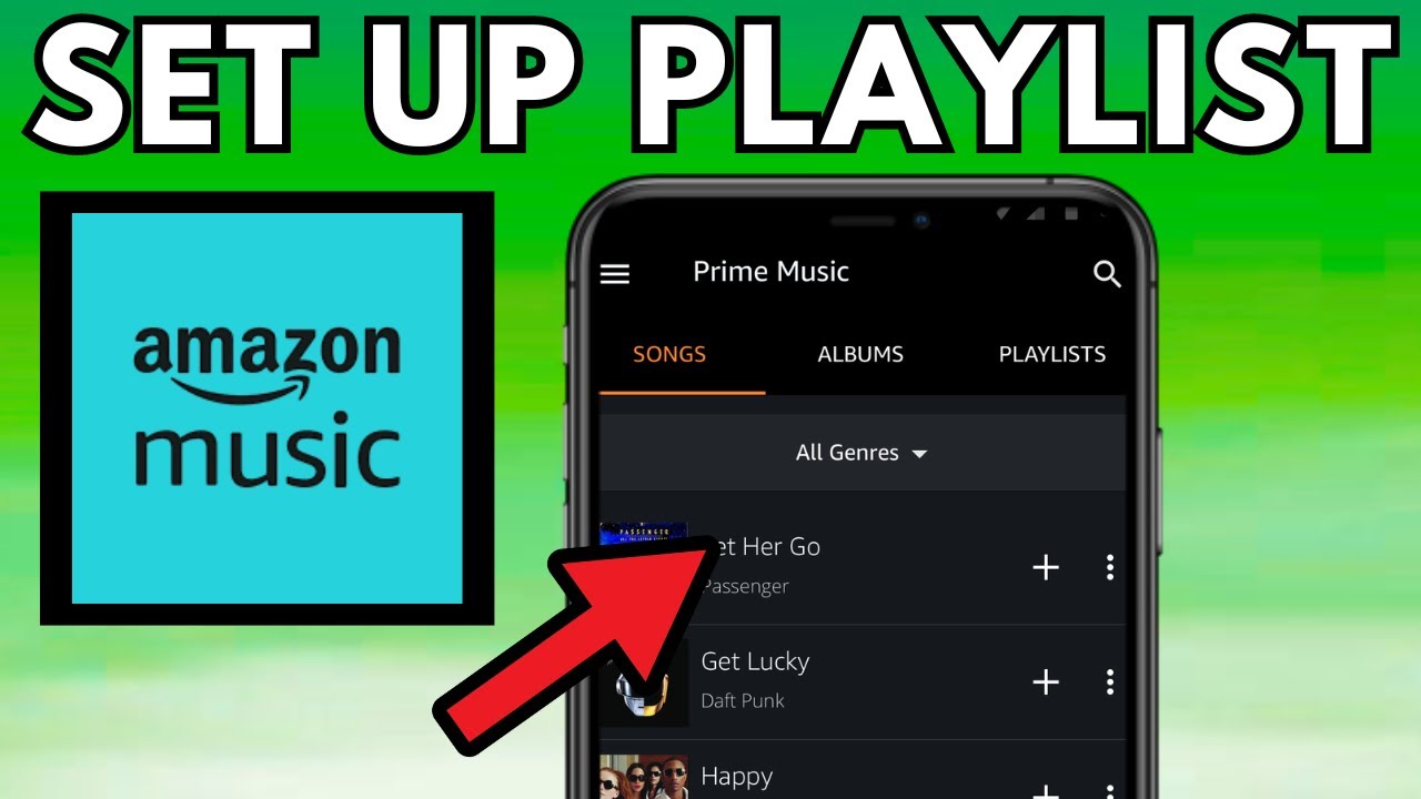 How to Set Up a Playlist with Amazon Music - YouTube