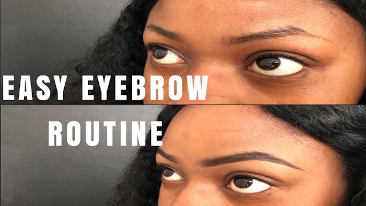 HOW TO - Quick and EASY Eyebrow tutorial, BEGINNER FRIENDLY! - YouTube