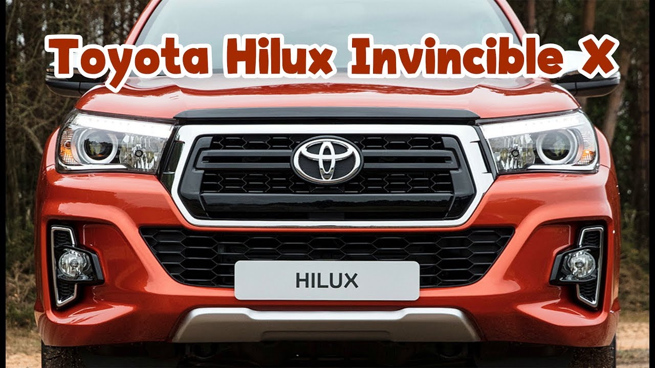ชมภาพ! Toyota Hilux Revo 'Invincible X' รุ่นพิเศษจำกัดเพียง 150 คันใน ...
