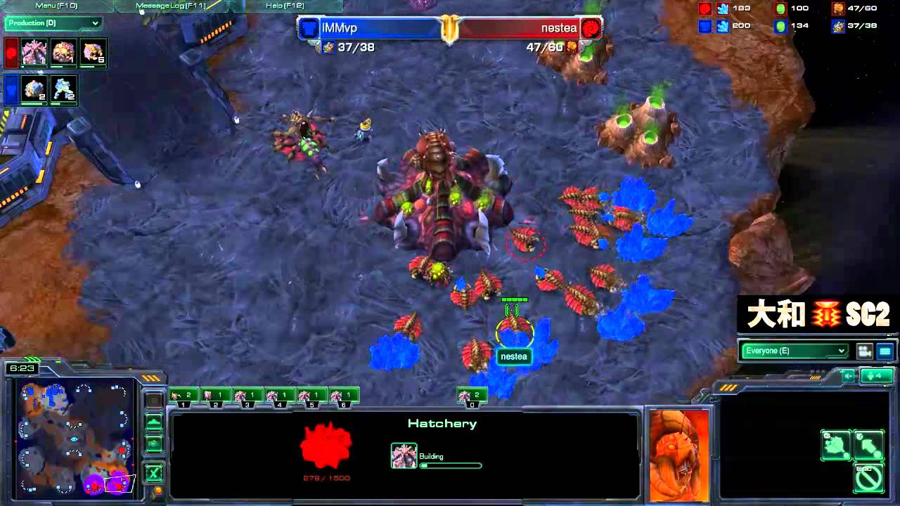 IMMvp vs nestea g1 Blizzcon スタークラフト2 - YouTube
