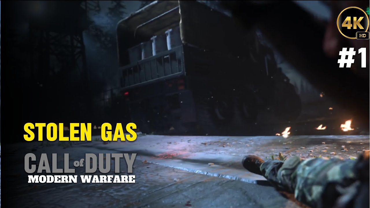 Terrorists steal the gas | Call of duty Modern Warfare | 4k - YouTube