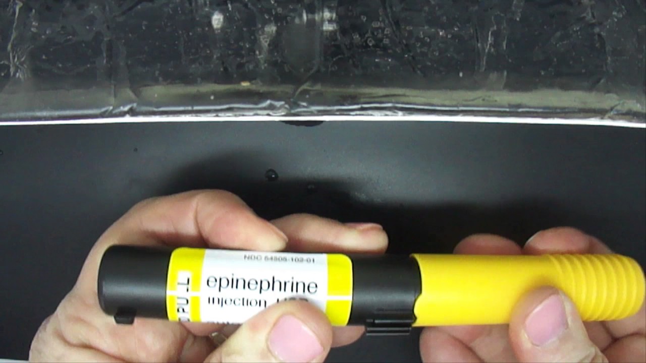 Four Epinephrine Auto-injectors Firing into Ballistic Gelatin -- Older ...