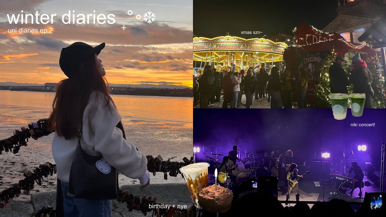 end of year vlog ️: winter, niki concert, markets, liverpool, xmas ...