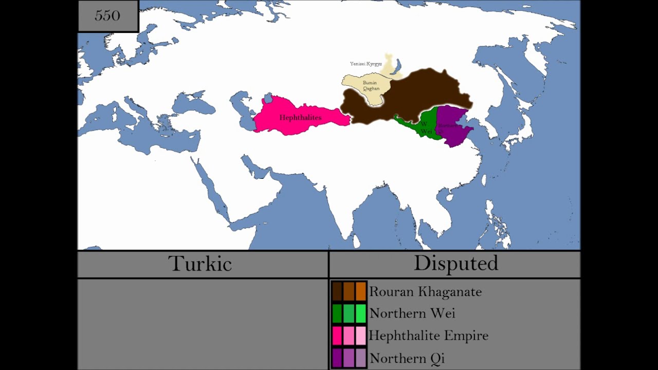 The History of the Turks: Every Year - YouTube