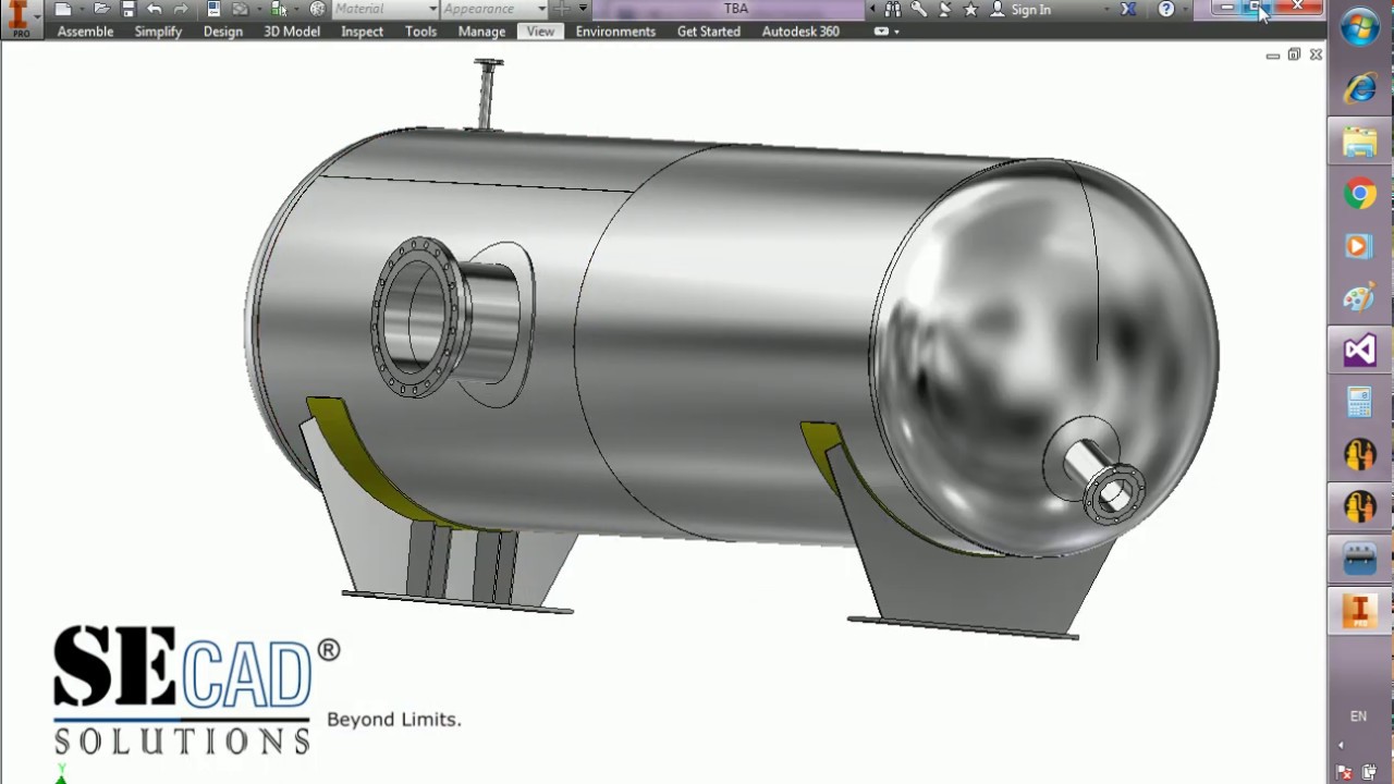 3D Modeling of pressure vessel Using SEG, PV elite .mdb Module. - YouTube