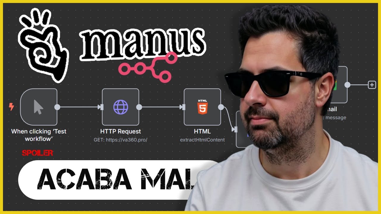 Probé MANUS.im para crear flujos en n8n y... ACABÓ MAL 😱 - YouTube