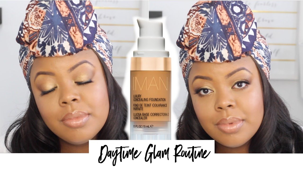 Daytime Glam Makeup Tutorial Featuring IMAN Cosmetics - YouTube