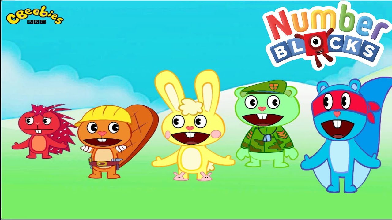 Numberblocks intro but Happy Tree Friends Vectors As Number Blocks Song ...
