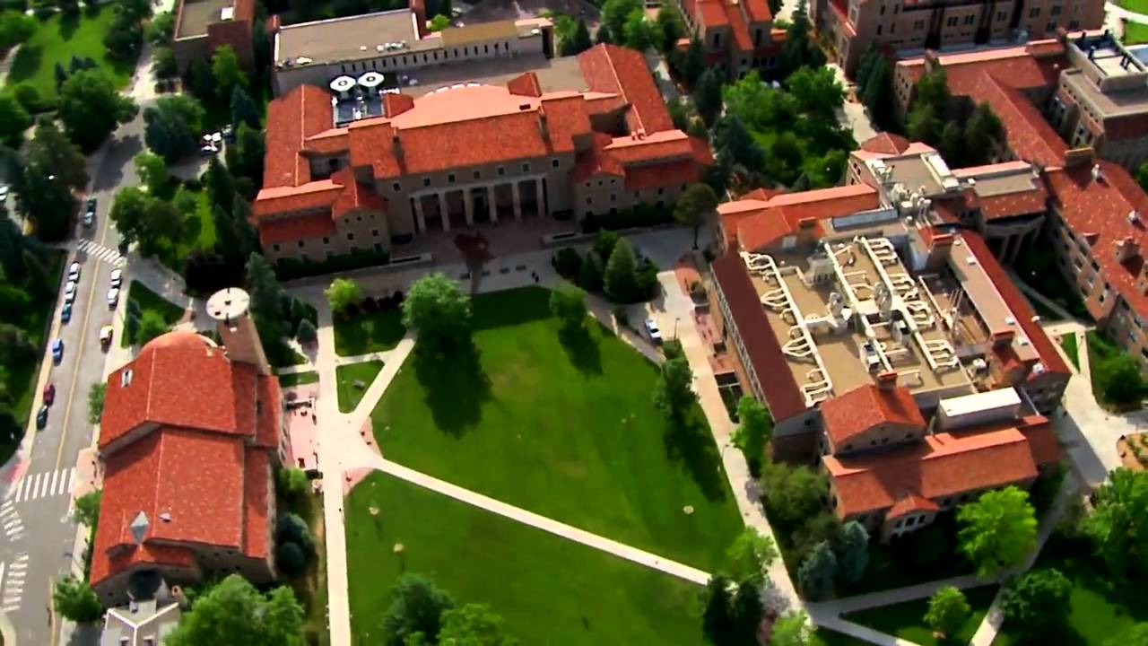 Aerial View of CU Boulder - YouTube