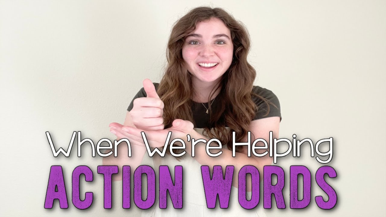 When We’re Helping Action Words ~ Primary Singing Time Idea - YouTube
