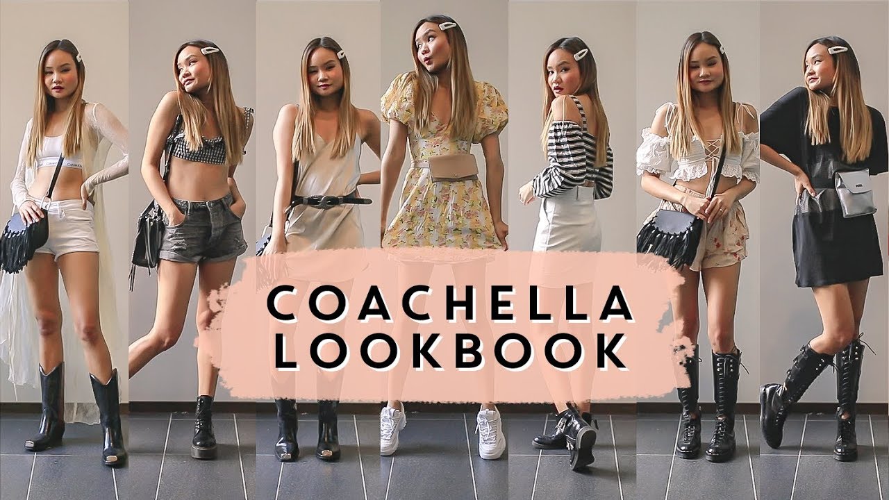 COACHELLA & FESTIVAL INSPIRED OUTFITS LOOKBOOK | Victoria - YouTube