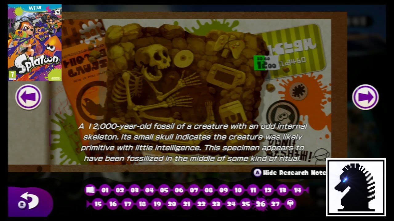 Wii U Splatoon - Complete Sunken Scrolls Collection - YouTube