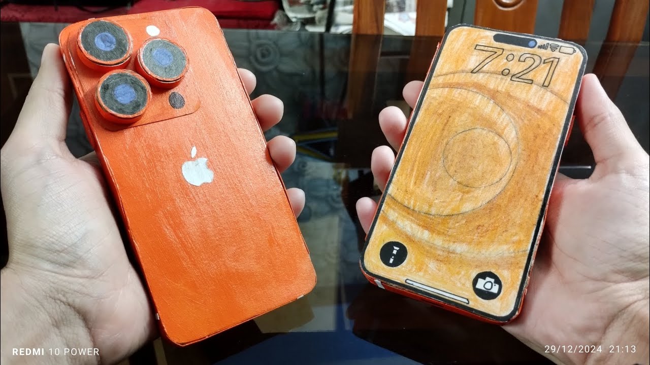 How to make iPhone 16 Pro Max of Cardboard - YouTube