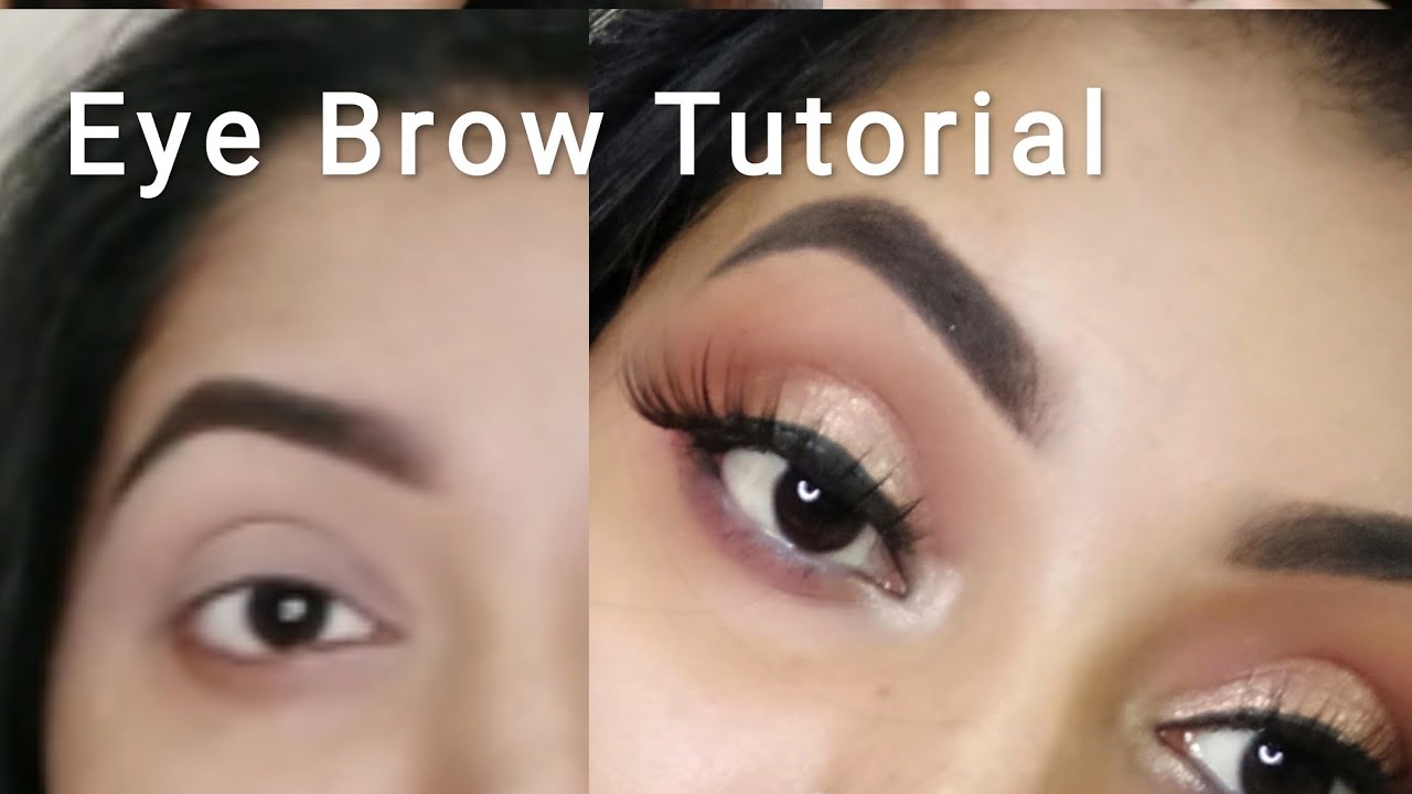Eyebrow Tutorial (আইব্রো টিউটোরিয়াল) | Beginners | ivy khan..... - YouTube