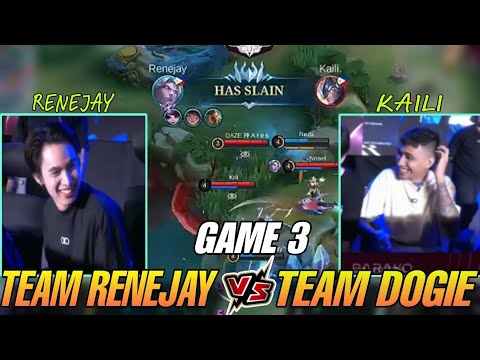 TEAM RENEJAY VS TEAM AKOSI DOGIE RECTO CUP GAME 3 - YouTube