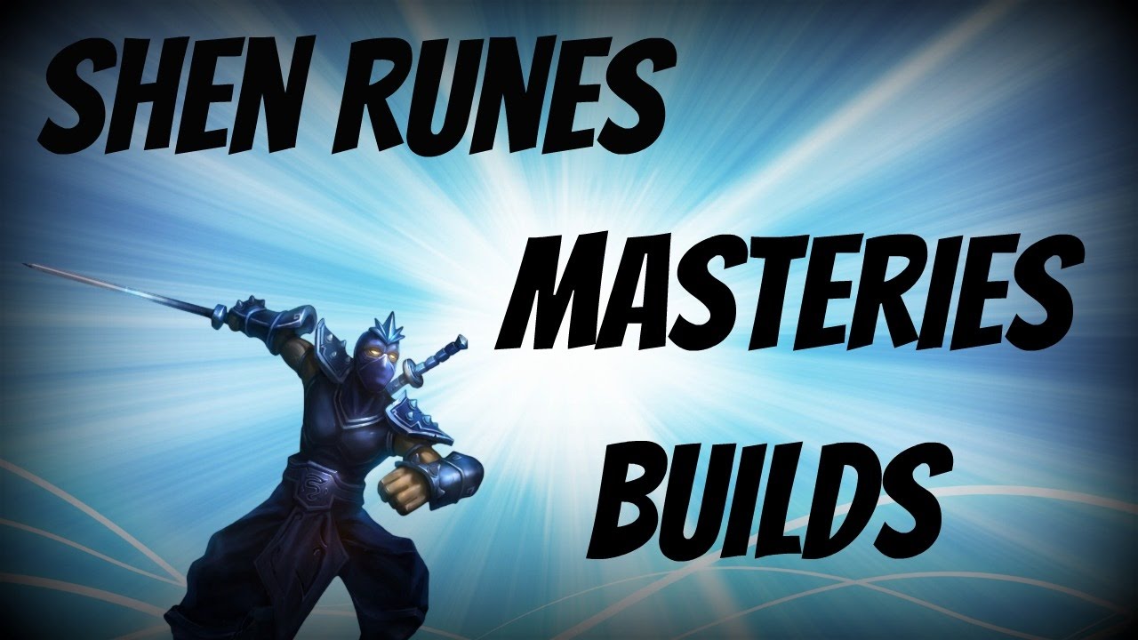 Reworked Shen Jungle Runes, Masteries, Builds - Season 6 - YouTube
