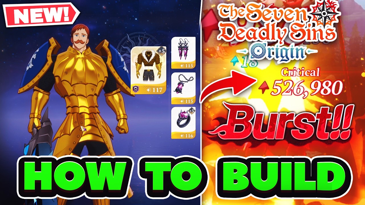 HOW TO BUILD ESCANOR! Best Teams, Gear & Weapons! | 7DS: Origin - YouTube