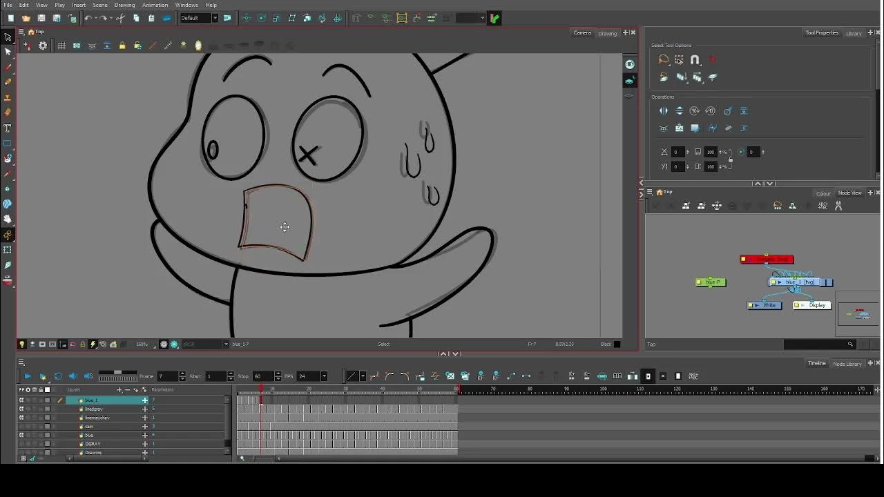 how to move a character on toon boom daily 2 - YouTube
