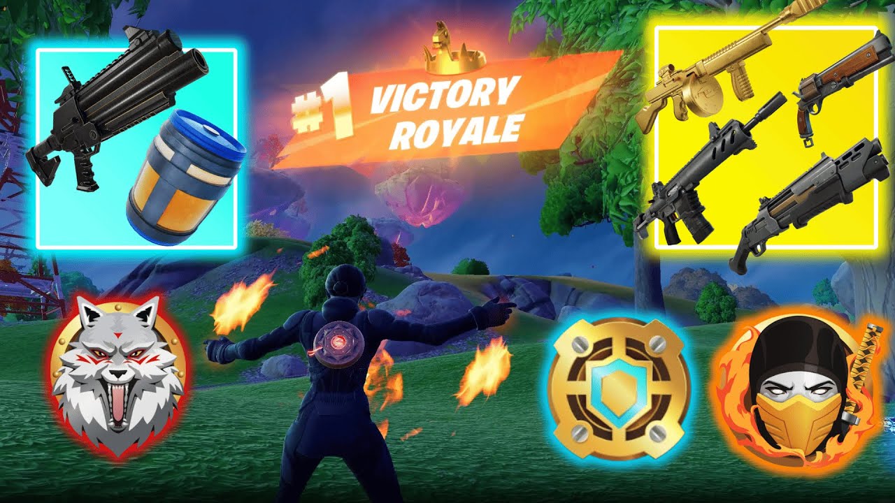 ALL MEDALLIONS & MYTHIC WEAPONS / Fortnite Gameplay Chapter 6 Season 2 ...
