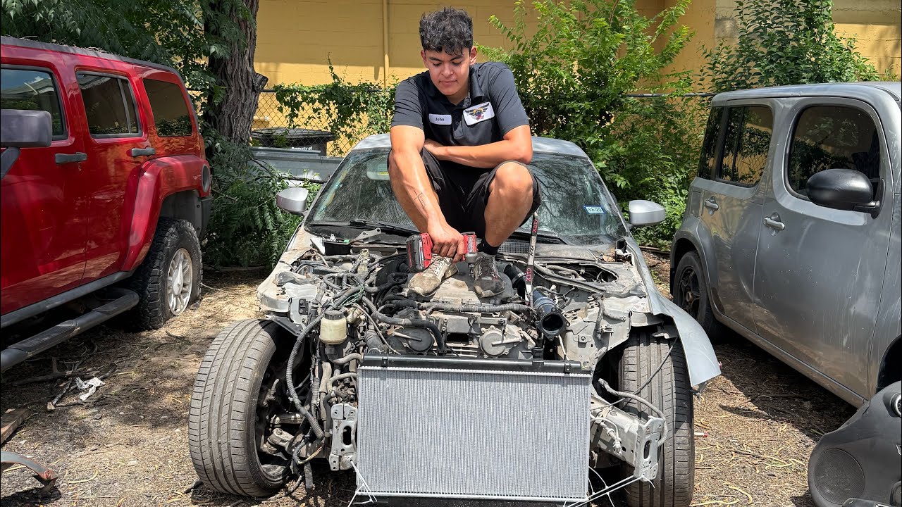 Turning Crashed 350z into a drift car- Project 350Z - YouTube