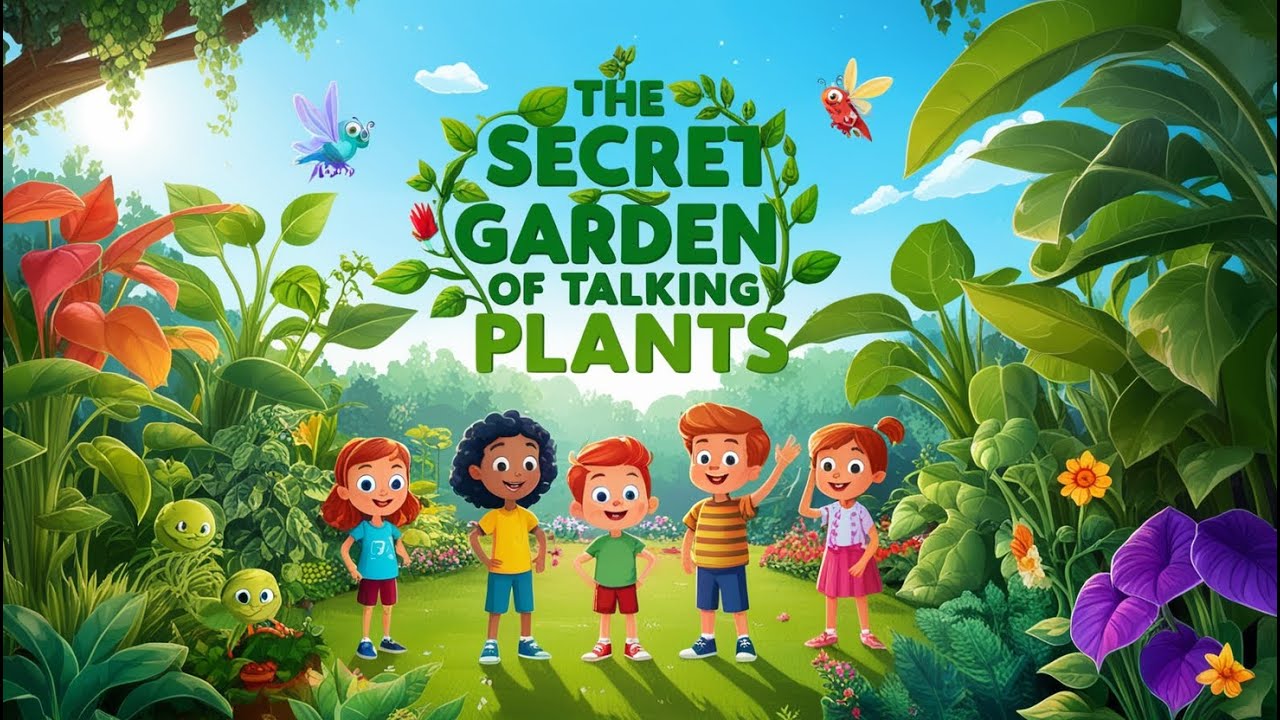 THE SECRET GARDEN OF TALKING PLANTS STORY - YouTube
