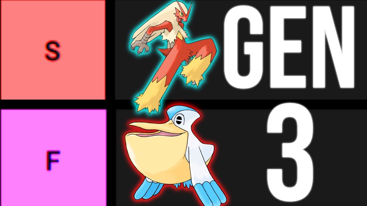 EVERY Gen 3 Pokémon gets RANKED - YouTube