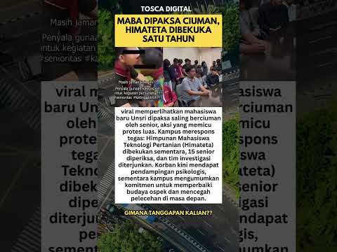 Mahasiswa Baru Dipaksa Lakukan Tindakan Tak Pantas oleh Senior! #shorts #viral #berita
