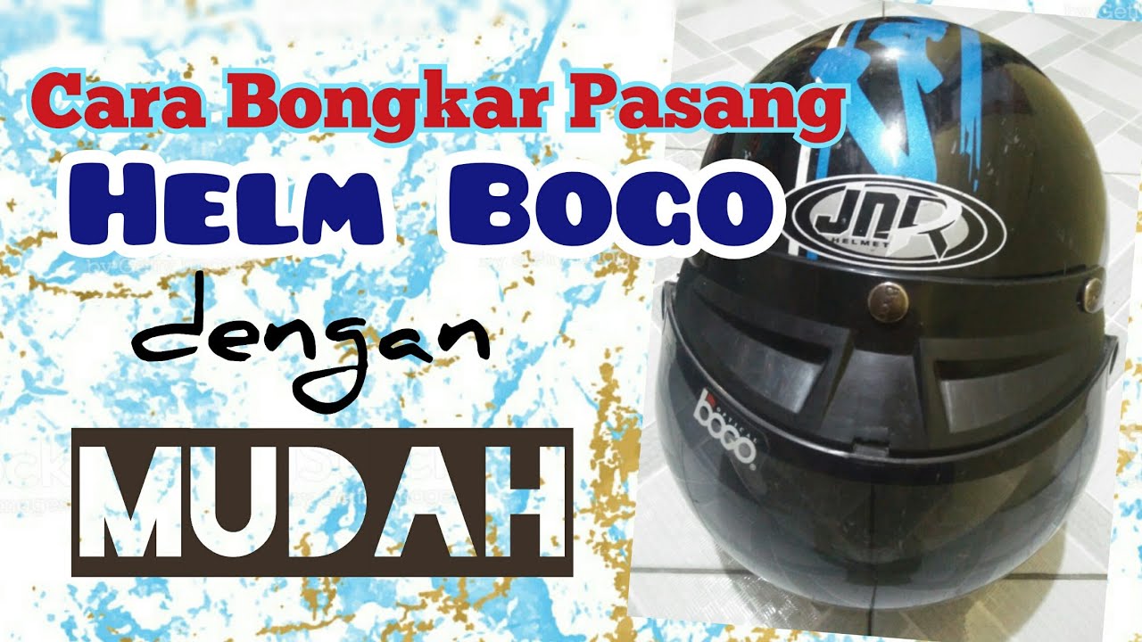 Tips dan Trik Cara Bongkar Pasang Helm Bogo// Bisnis Laundry Helm ...
