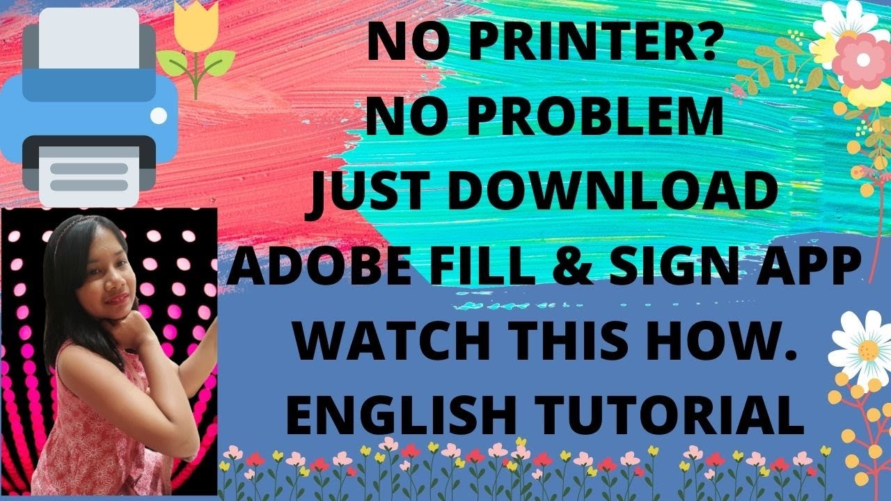 How to fill-up and sign the documents with Adobe fill and sign app ...