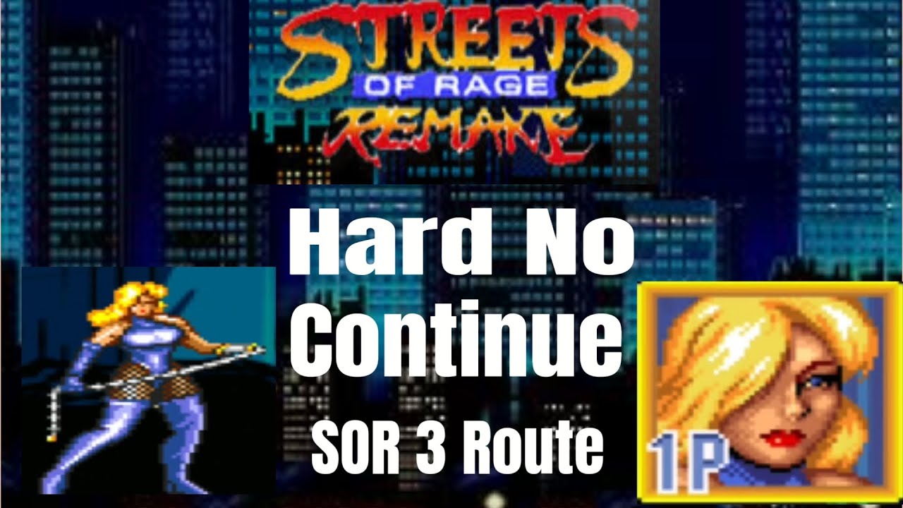 Streets of Rage Remake Elle Gameplay SoR 3 route - YouTube