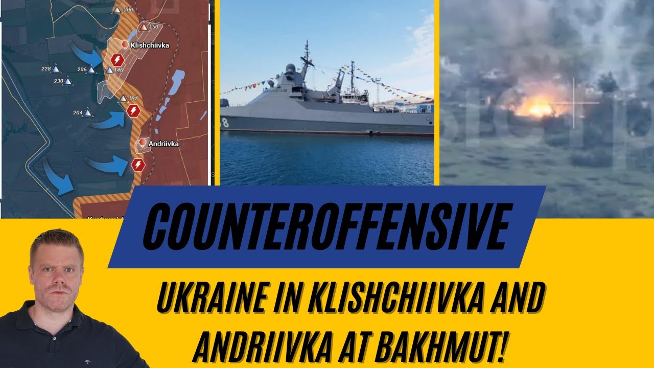 Ukrainians in Klishchiivka and at Andriivka. Envelopment of Bakhmut ...
