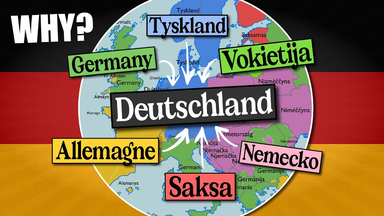 Why Germany Has So Many Names (Exonyms Explained) - YouTube