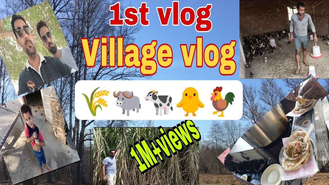 MY FIRST VLOG ️ of VILLAGE 🔥 - YouTube