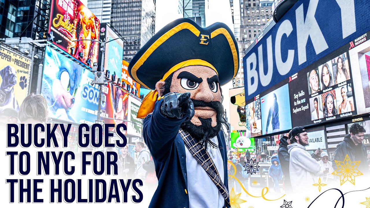 Bucky is taking his ETSU spirit to the Big Apple! - YouTube